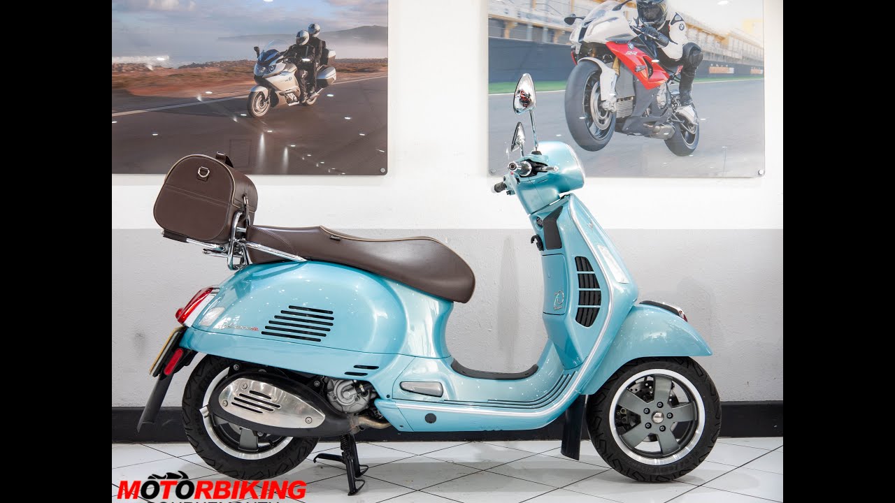 2016 Vespa GTS300 70th Anniversary- one owner 24,823 miles - YouTube