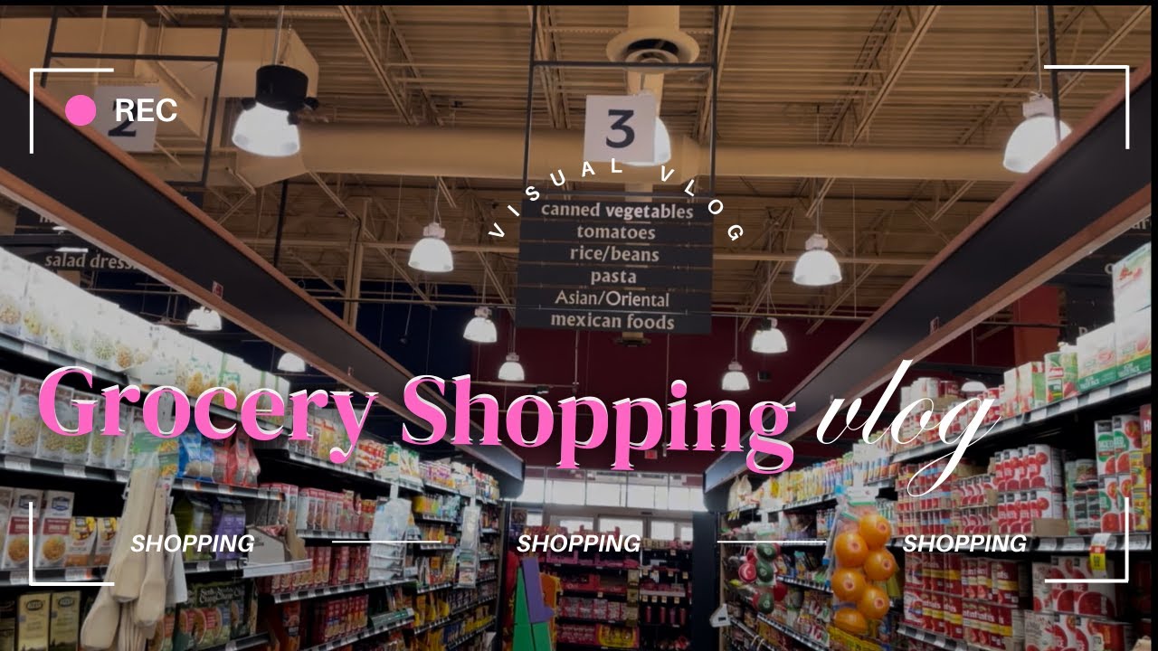 Grocery Shopping Visual Vlog - YouTube
