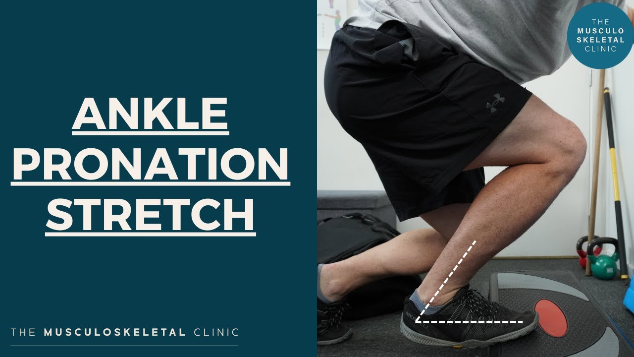 Soleus stretch and pronation | The MSK Physio - YouTube