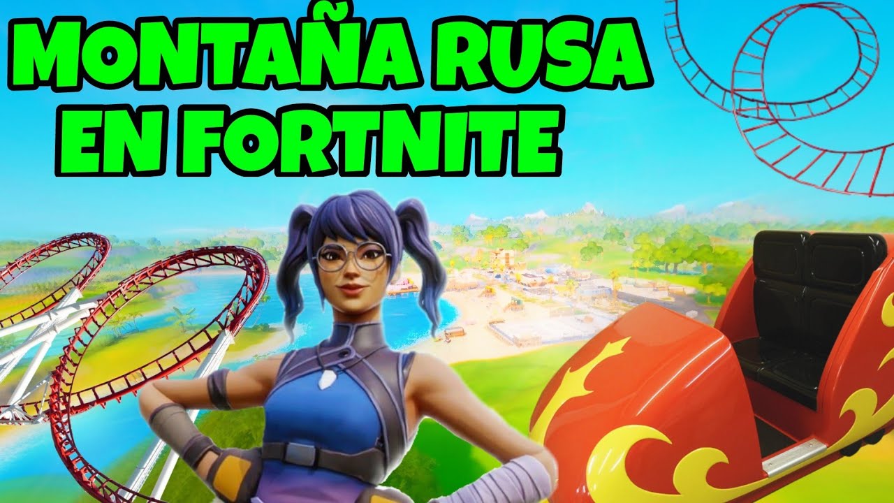 ¿Montañas rusas en FORTNITE?🎢 | Ft. El Caballo Gamer | Fortnite mapa ...