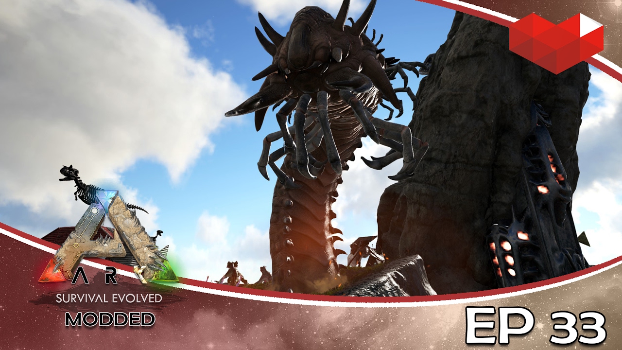 ARK:Survival Season 3 Modded [EP33] | Alpha Deathworm Tamed!!! - YouTube