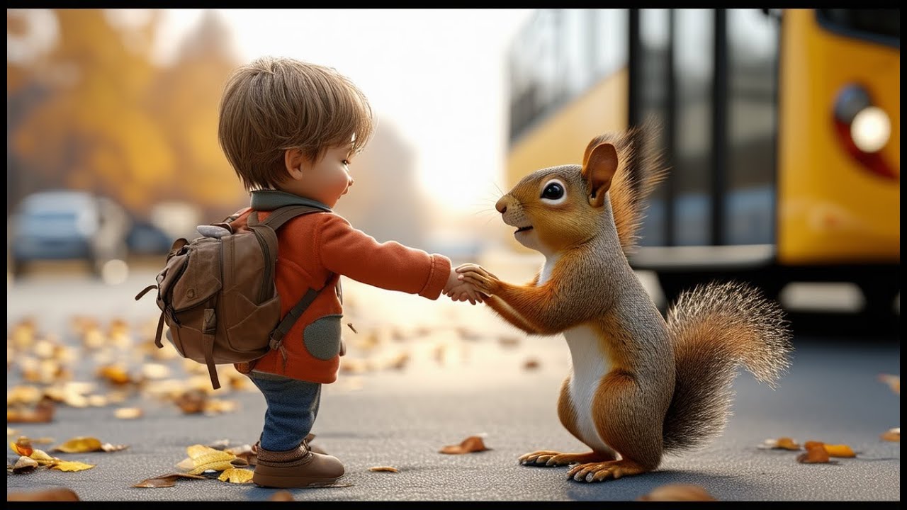 Learning Punctuality with Tim the Squirrel: Educational Poem for Kids ...