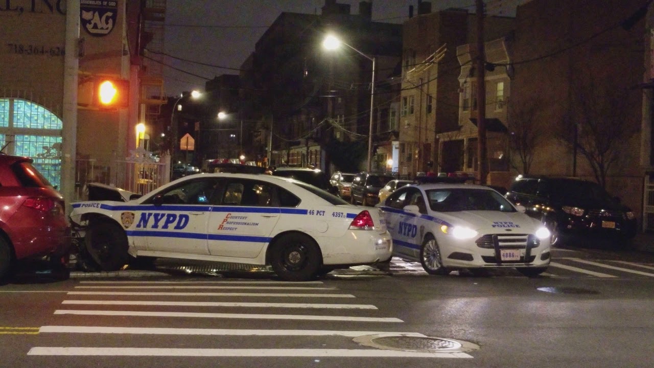 NYPD RMP Crashes While Responding To A 10-13 In The Bronx, New York ...