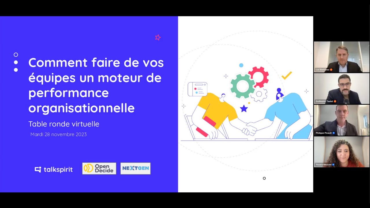 E-table ronde 🎙️ Comment faire de vos équipes un moteur de performance ...