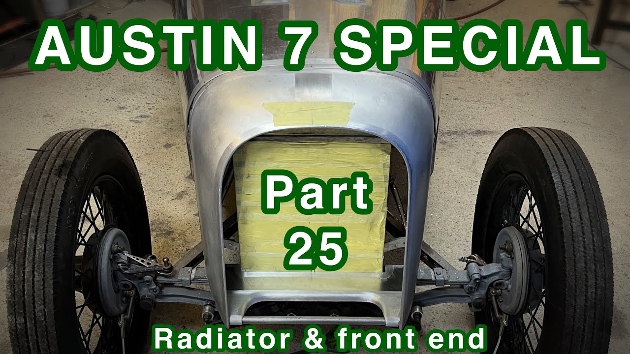 Austin 7 special - part 25 - finishing the front end - YouTube