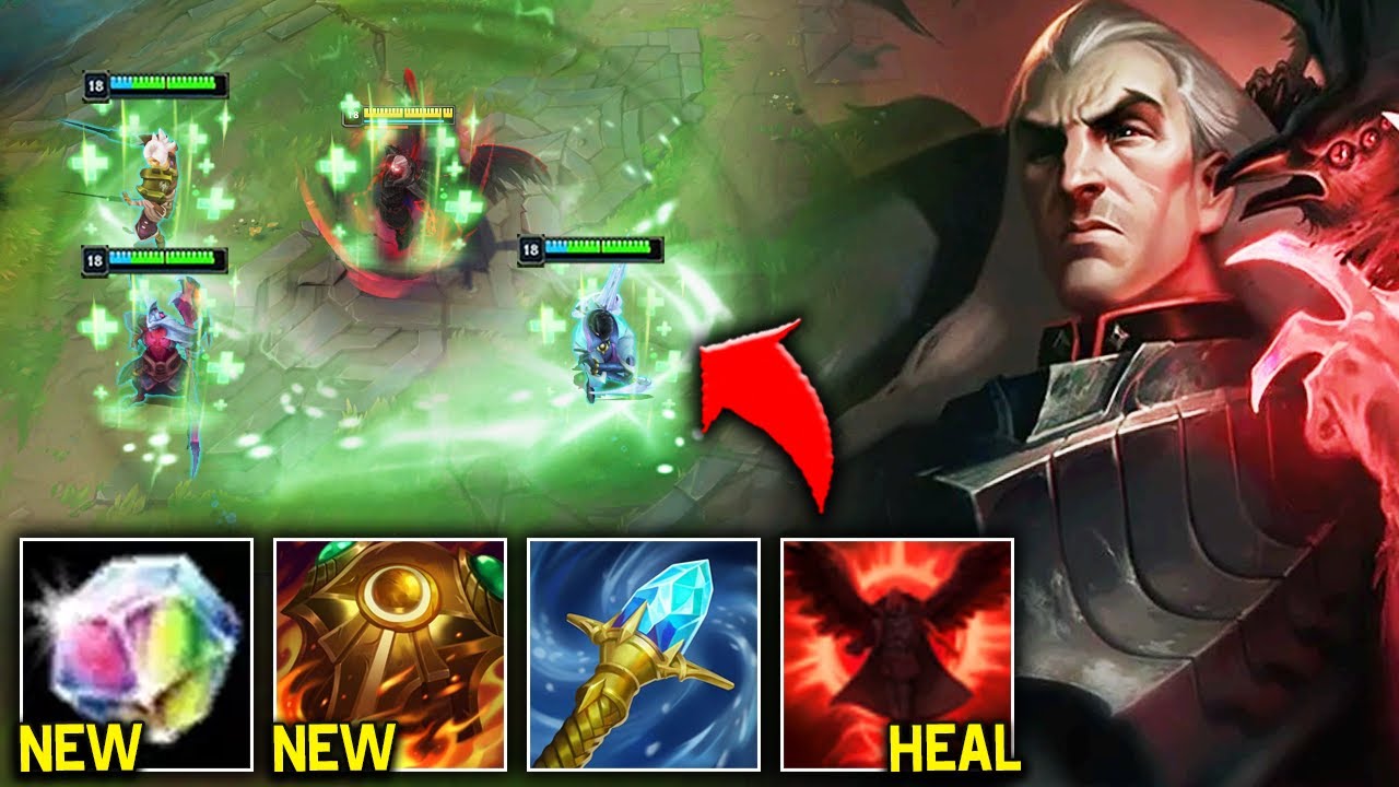 Swain with the NEW Tank item is a literal cheat code (HEAL YOUR TEAM ...