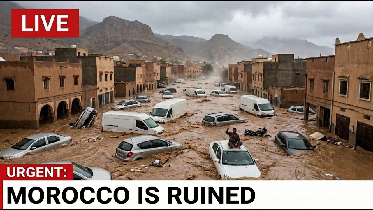 Jaw-dropping Morocco's Largest Dam Just EXPLODED — 154 000 + EVACUATED ...