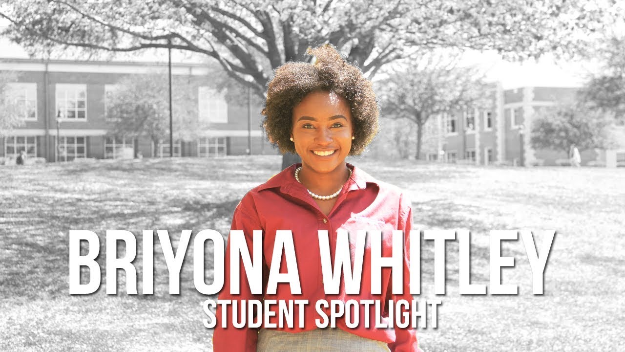 Student Spotlight - Briyona Whitley (SGA Vice President) - YouTube