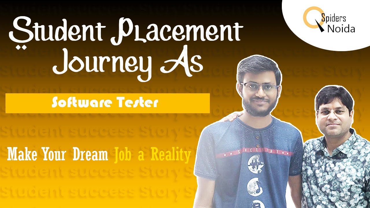 Student Shares His Success Journey with Qspiders Noida || Get His Dream ...