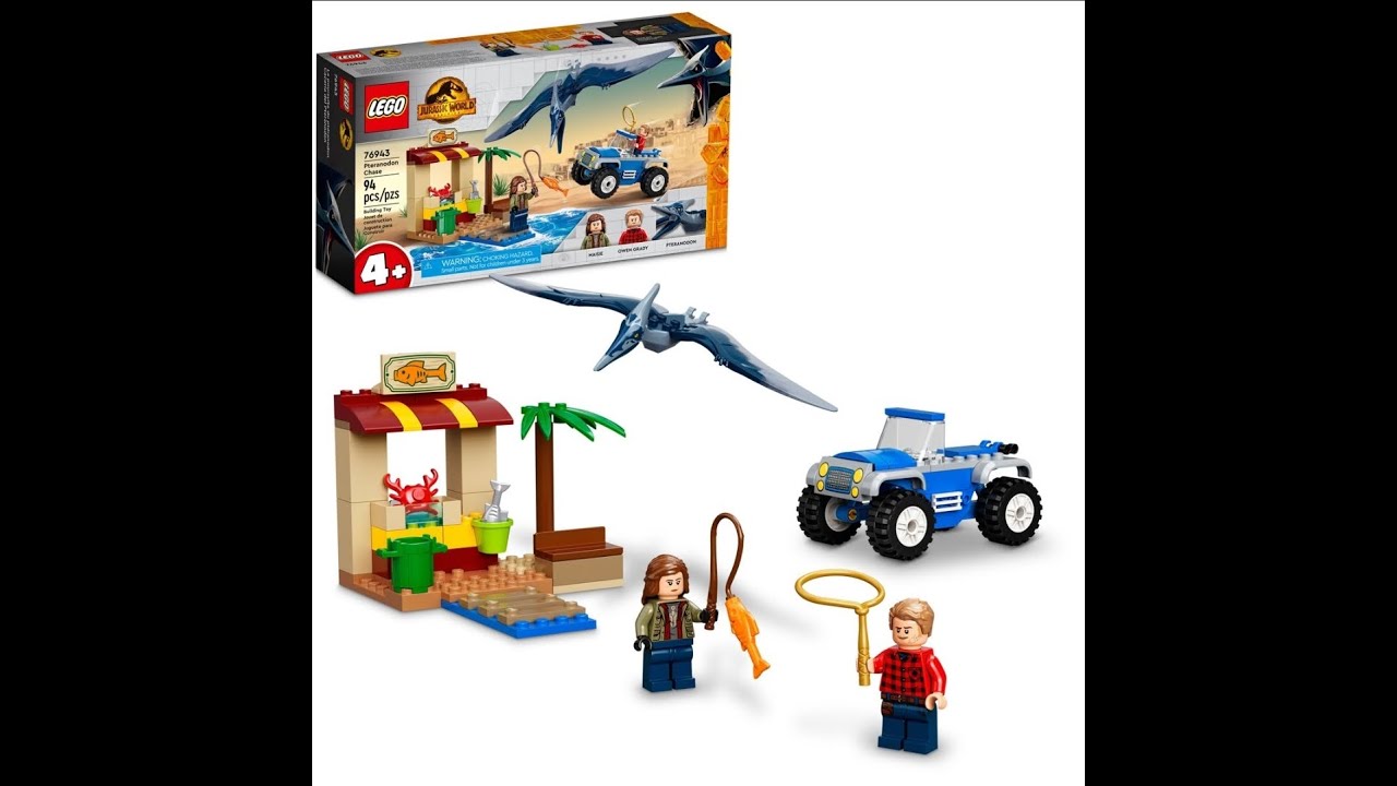 LEGO 76943 Jurassic World Pteranodon Chase - YouTube