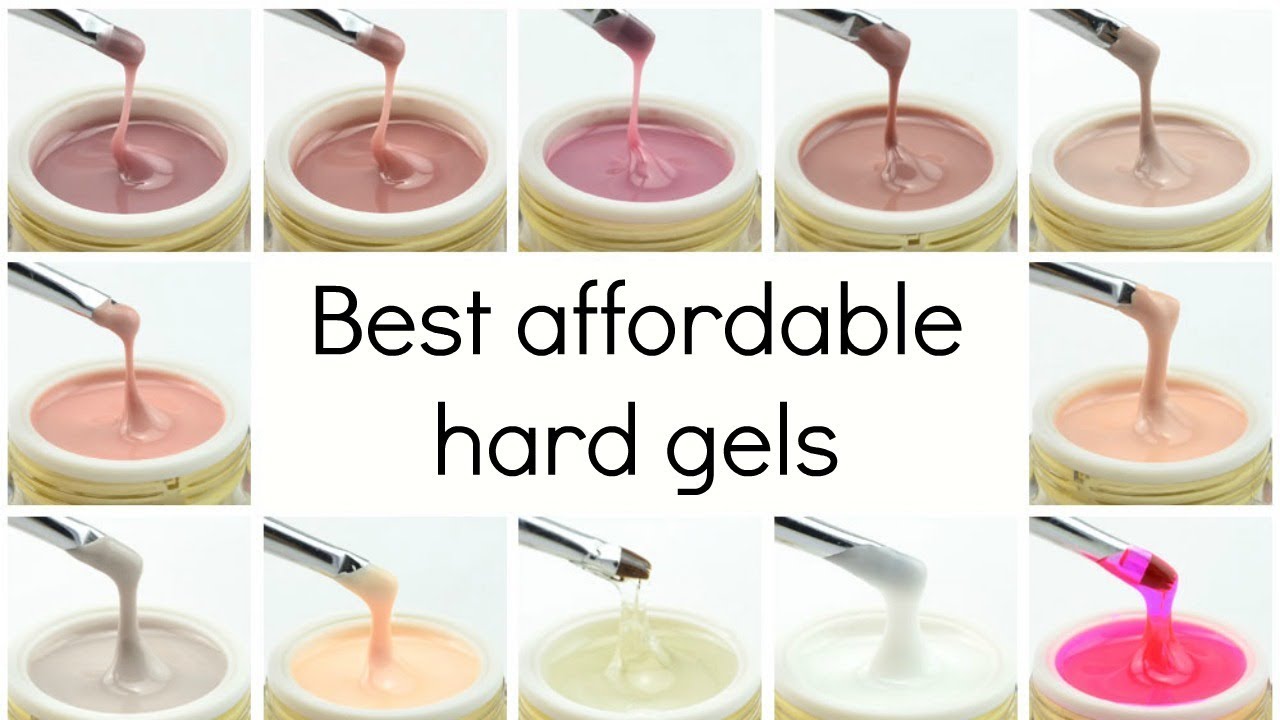 Best Affordable Uv Nail Hard Gels Youtube