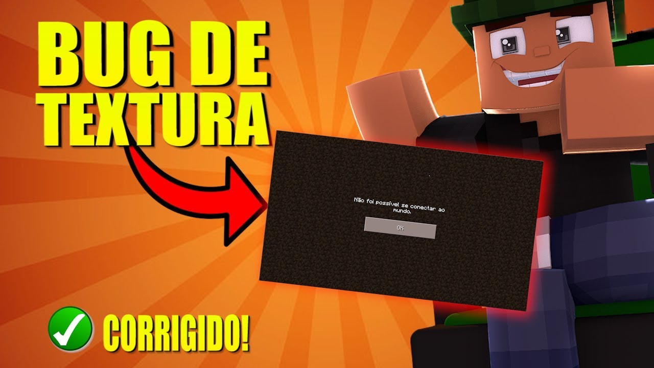 COMO CORRIGIR O BUG DE TEXTURA EM SERVIDOR DE MINECRAFT - YouTube