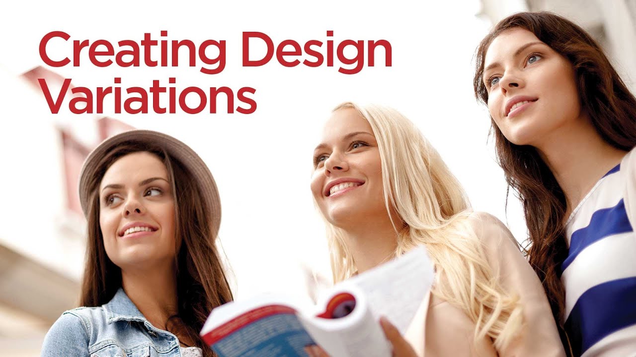 Graphic Design Tutorial: Creating Design Variations - YouTube
