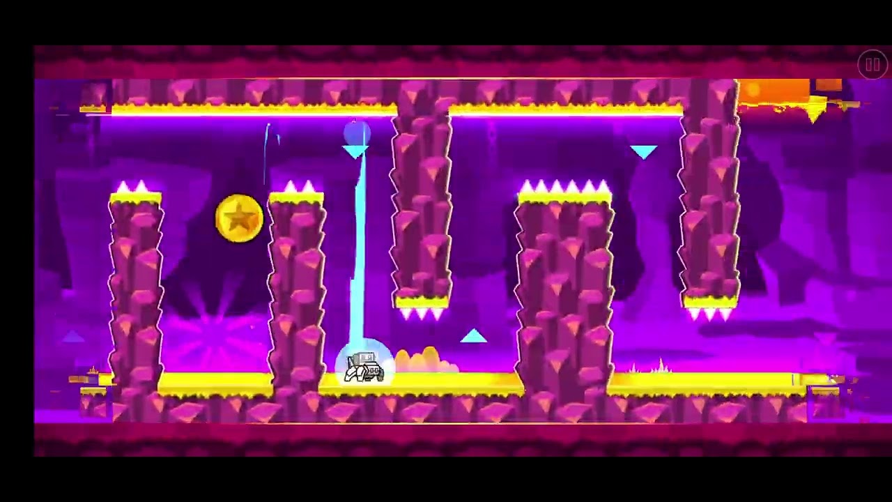 Geometry Dash [ FINGERDASH ] 3 Coins - YouTube