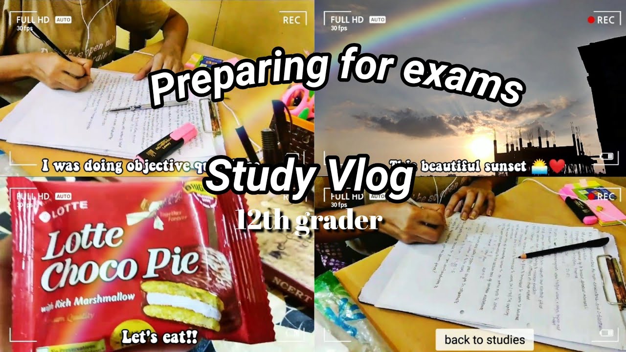 Preparing for exams📝| productive study vlog📚|12th grader|Aditi Mani - YouTube