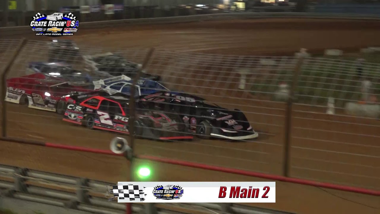 Crate Racin' USA Dirt Late Model Touring Series B Mains from Tri-County ...