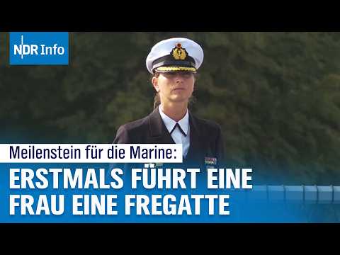 Erste Frau an der Spitze eines Kriegsschiffs: Die neue Kommandantin der \