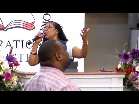 Pastor J. Nicole Goodson Ministering at Restoration Ministries COGIC ...