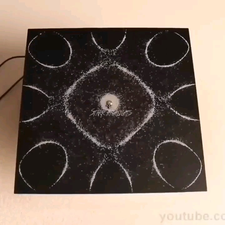 Visible sound patterns #sound #cymatics #soundpatterns #mysteries - YouTube