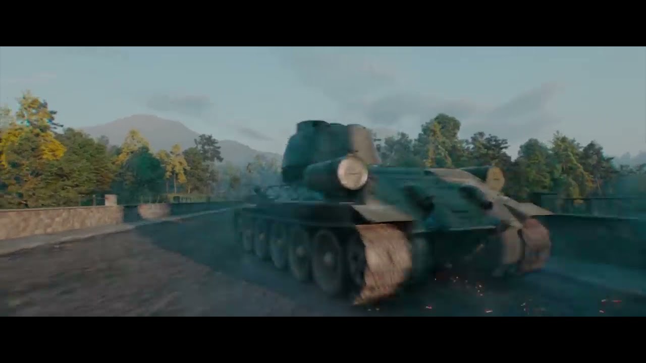 Slow Motion Battle Scene from Tank Movie, T 34 - YouTube