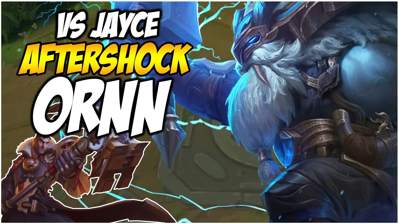 AFTERSHOCK ORNN VS JAYCE - PreSeason 8 | League of Legends - YouTube