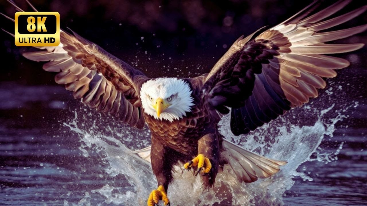 Eagle Eye | Majestic Rulers of the Sky | best eagle flying in 8k Vision ...