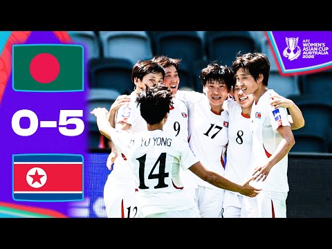 Ruthless DPR Korea prove too strong! | Bangladesh - DPR Korea | Highlights | AFC Women's Asian Cup™