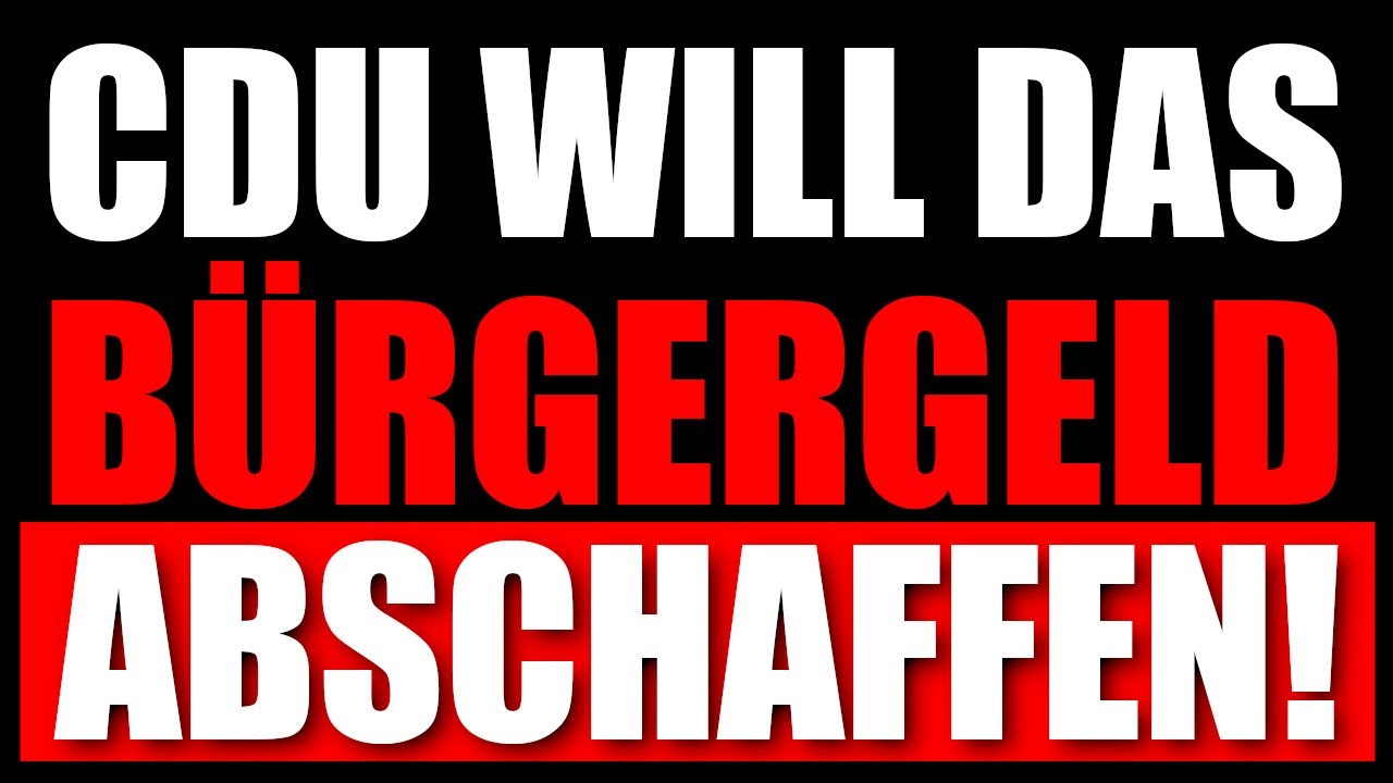 Wird das BÜRGERGELD bald ABGESCHAFFT??? 😵😡😤🤬💥 - YouTube