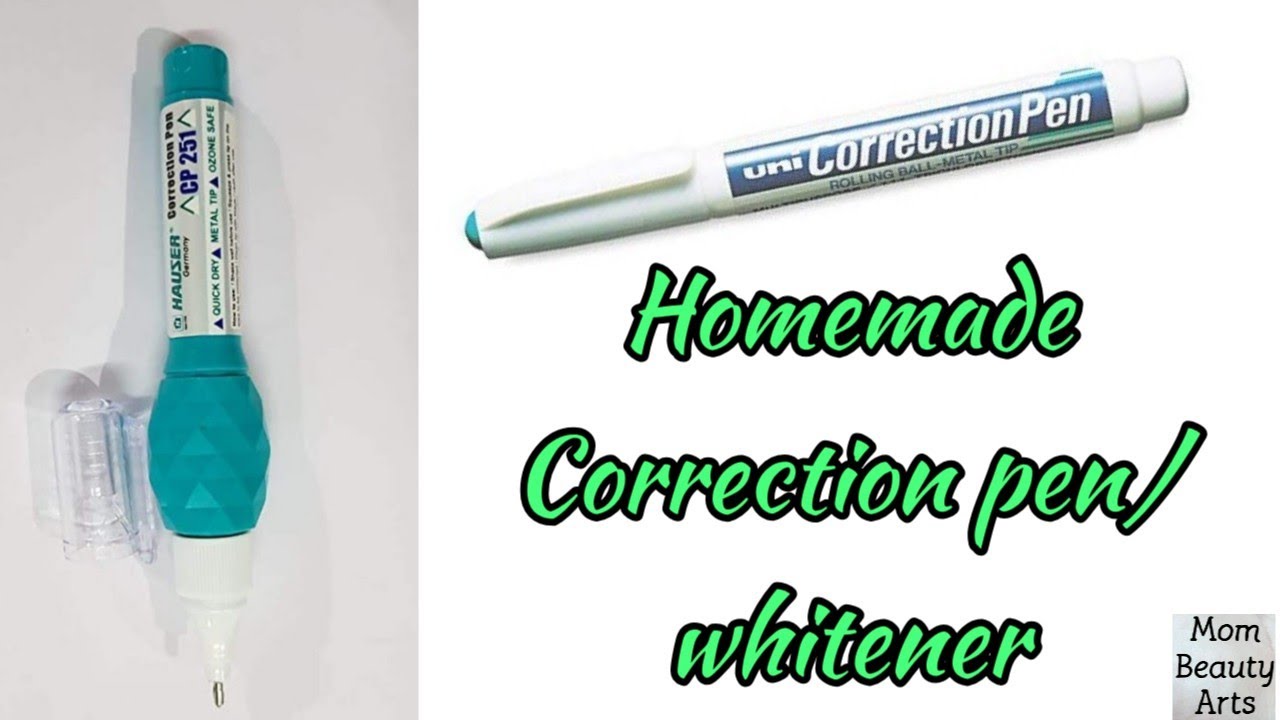 Homemade whitener/correction pen/Mom beauty arts/MBA - YouTube