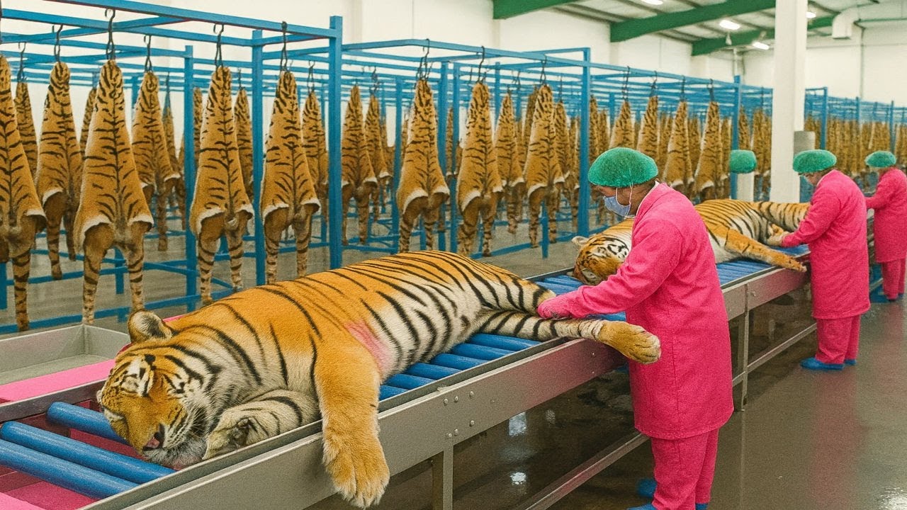 Inside the Tiger Leather Factory From Tiger Skin to Luxury jackets ...