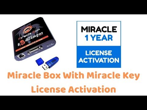 Miracle Box With Miracle Key License Activation Online - YouTube