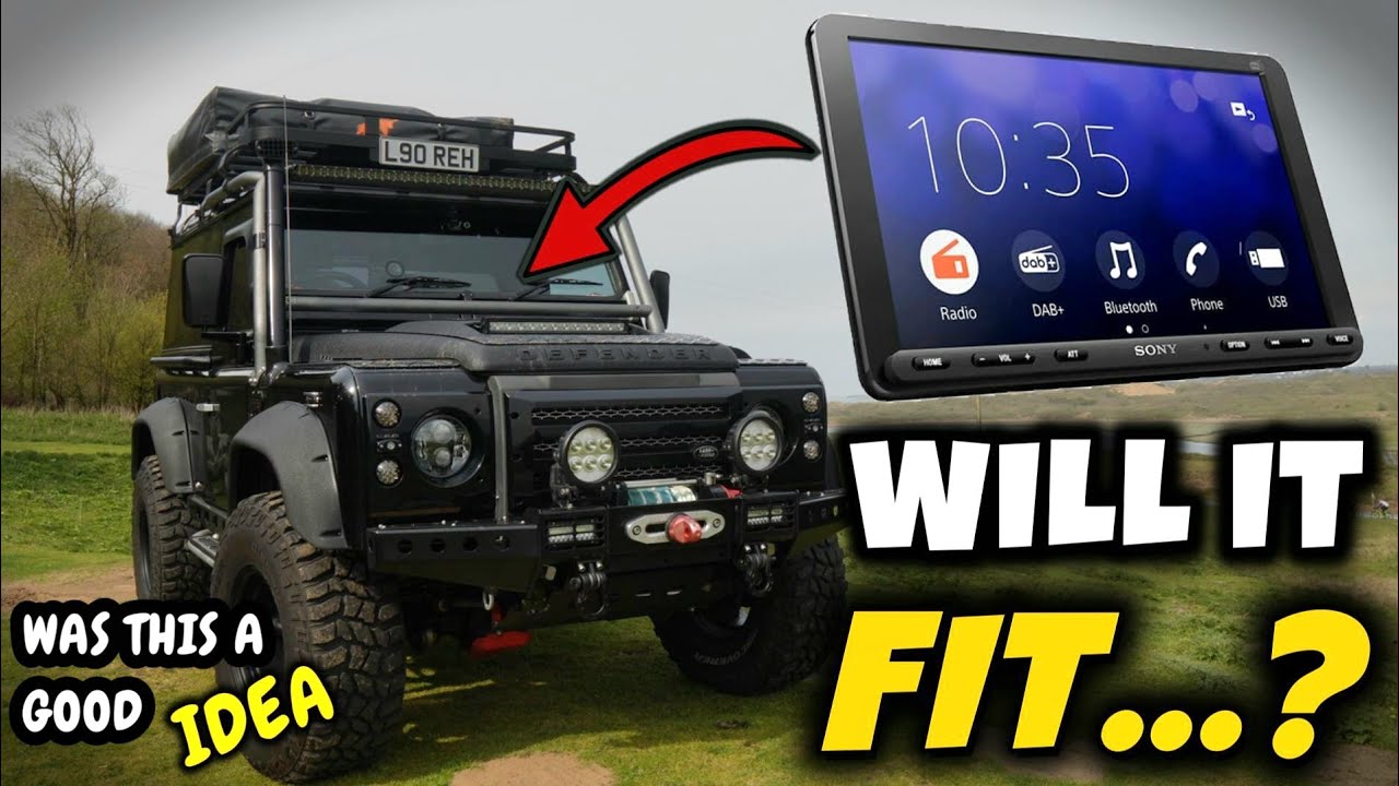 Ultimate Upgrade For A Defender, SONY 9" Floating Touch Screen...! SONY ...