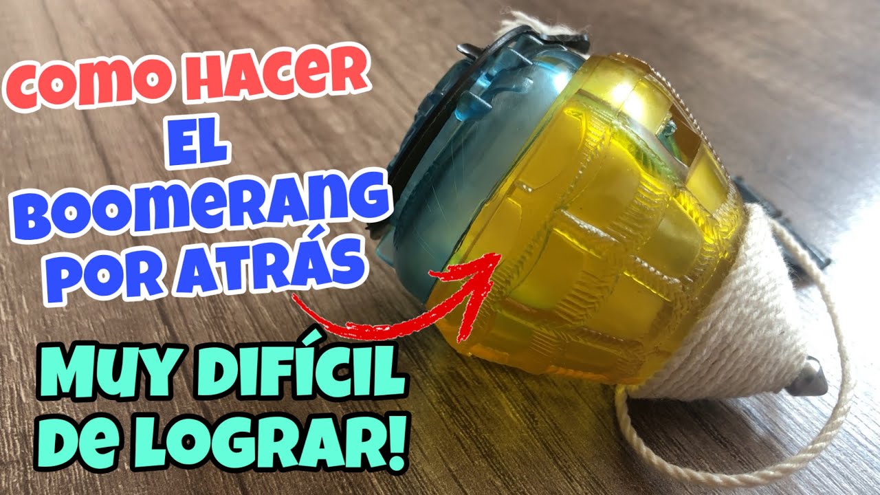 Como hacer el boomerang por atrás / como hacer el bomerang / como ...