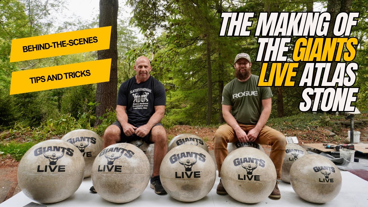 Making 10 Atlas Stones for the Giants Live USA Strongman Championships ...
