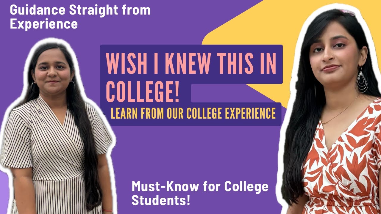 Stop Wasting Time — 5 Things College Never Tells You - YouTube