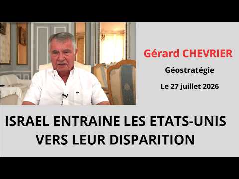 ISRAEL ENTRAINE LES ETATS-UNIS VERS LEUR DISPARITION