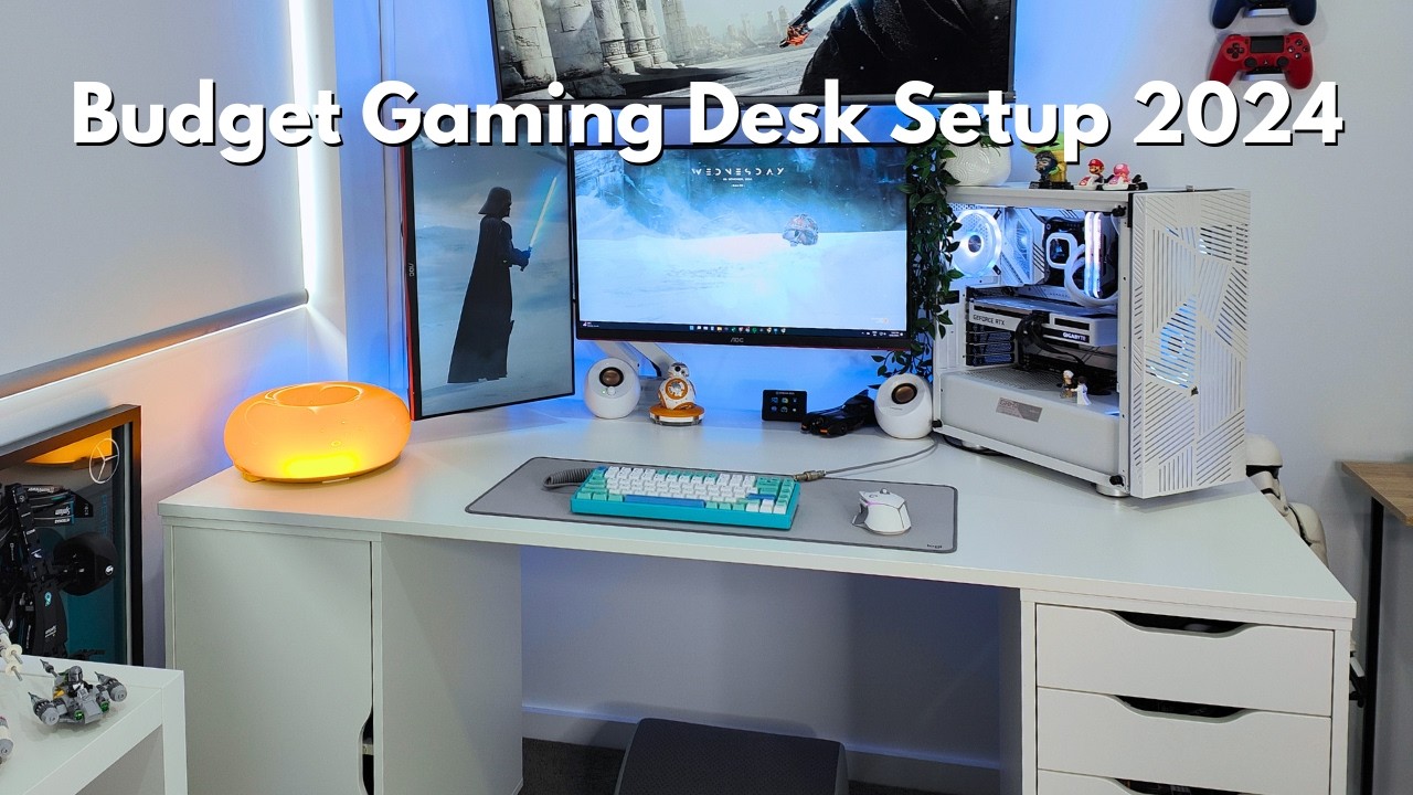 Budget Gaming Desk Setup 2024 - YouTube