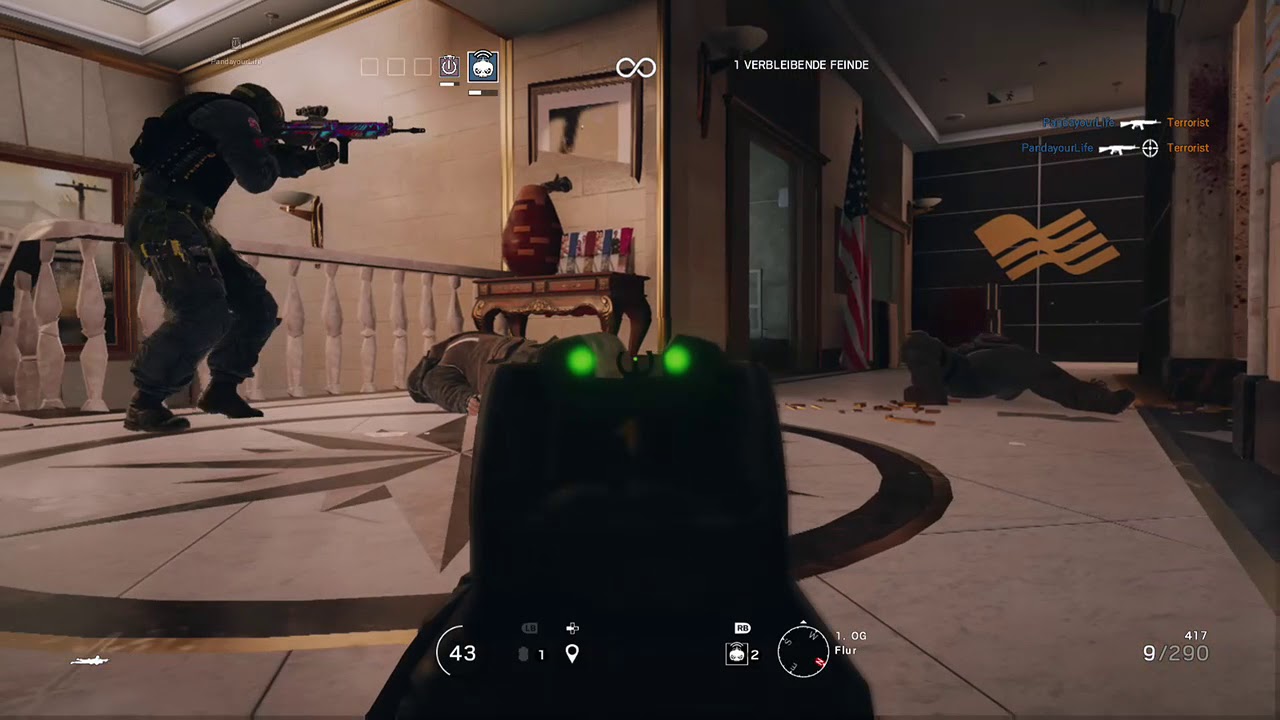 Rainbow Six Siege: Twitch secret 417 reloading animation? - YouTube