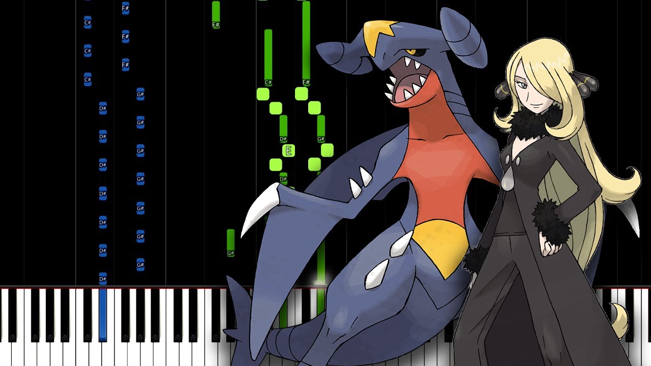 Battle! Champion Cynthia - Pokémon Diamond and Pearl (Piano Tutorial ...