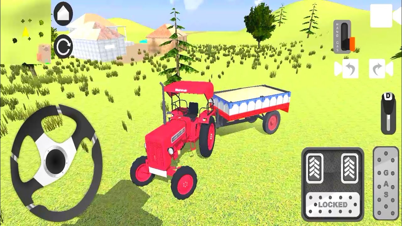 Real Mahindra Tractor Crazy Offroad Driving | Android Gameplay| Android Gameplay| Tiger Gameplay ...