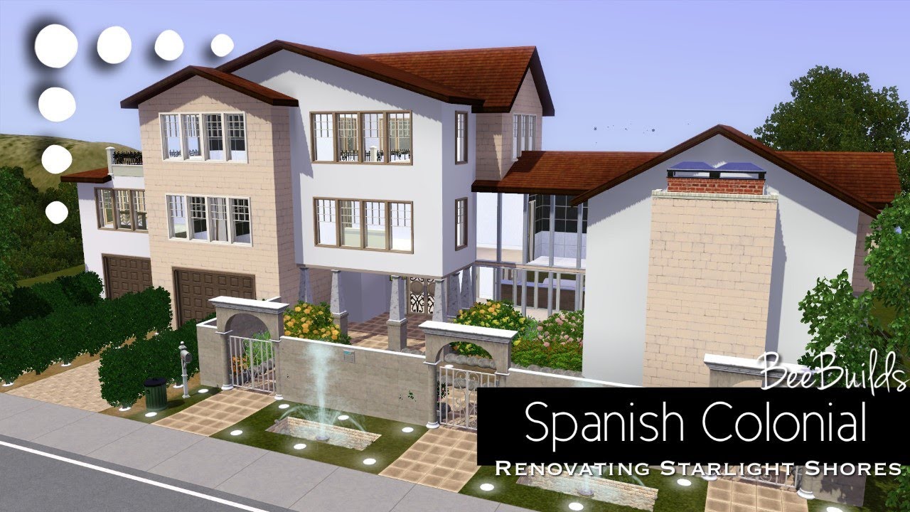 Sims 3 Spanish House
