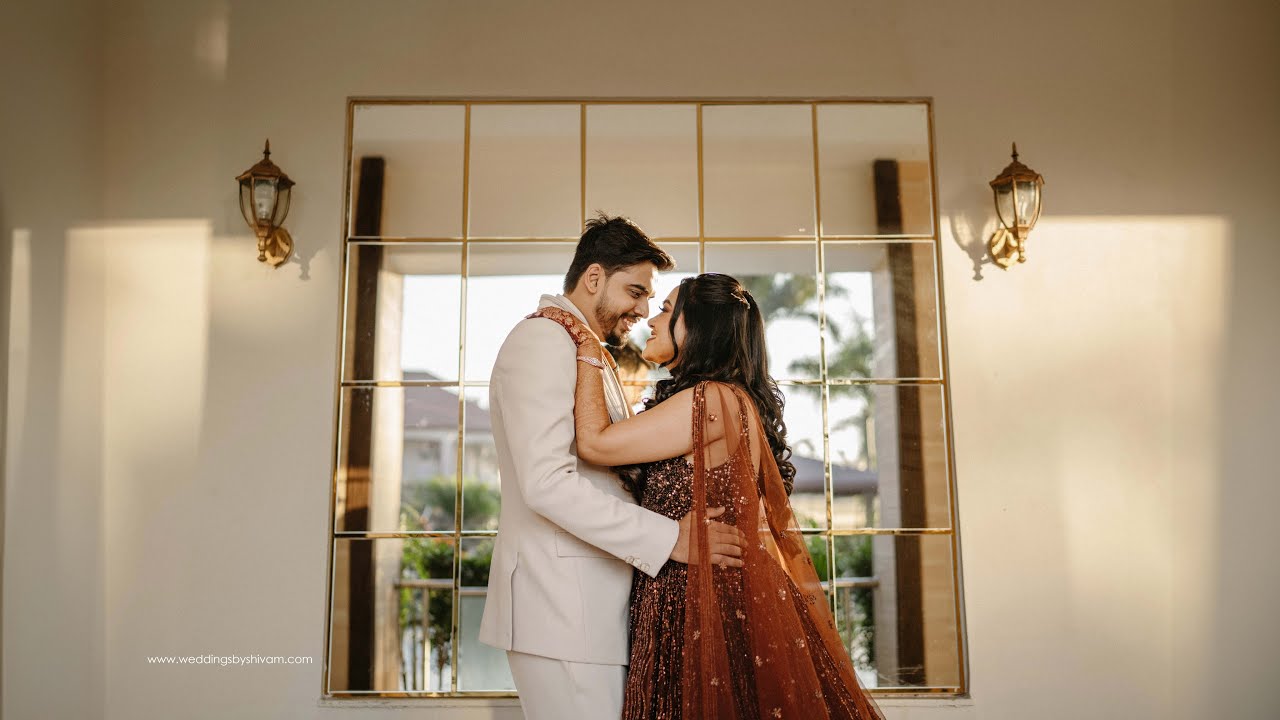 Shikha & Amit | Engagement Highlights | Weddings by Shivam | - YouTube