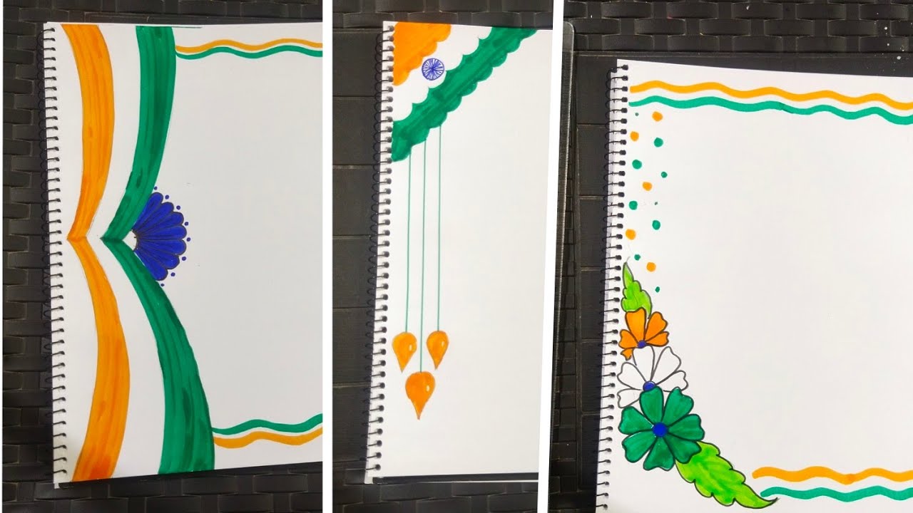 #independenceday side border design/Agust 15 side borders for school ...