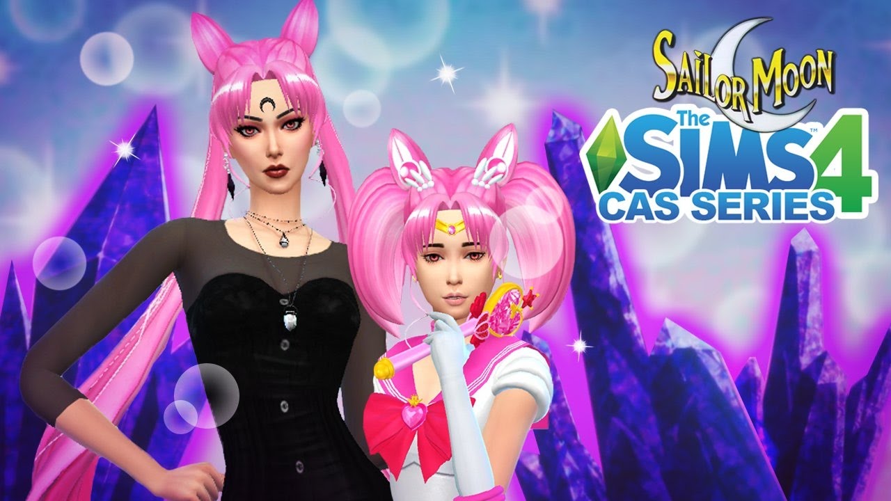 Chibiusa & Black Lady | Create A Sim | Sims 4 - YouTube
