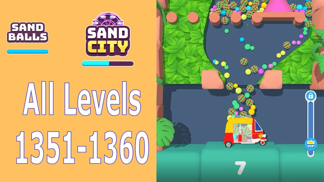 Sand Balls ALL Levels 1351 to 1360 | SayGames | GamePlay - YouTube