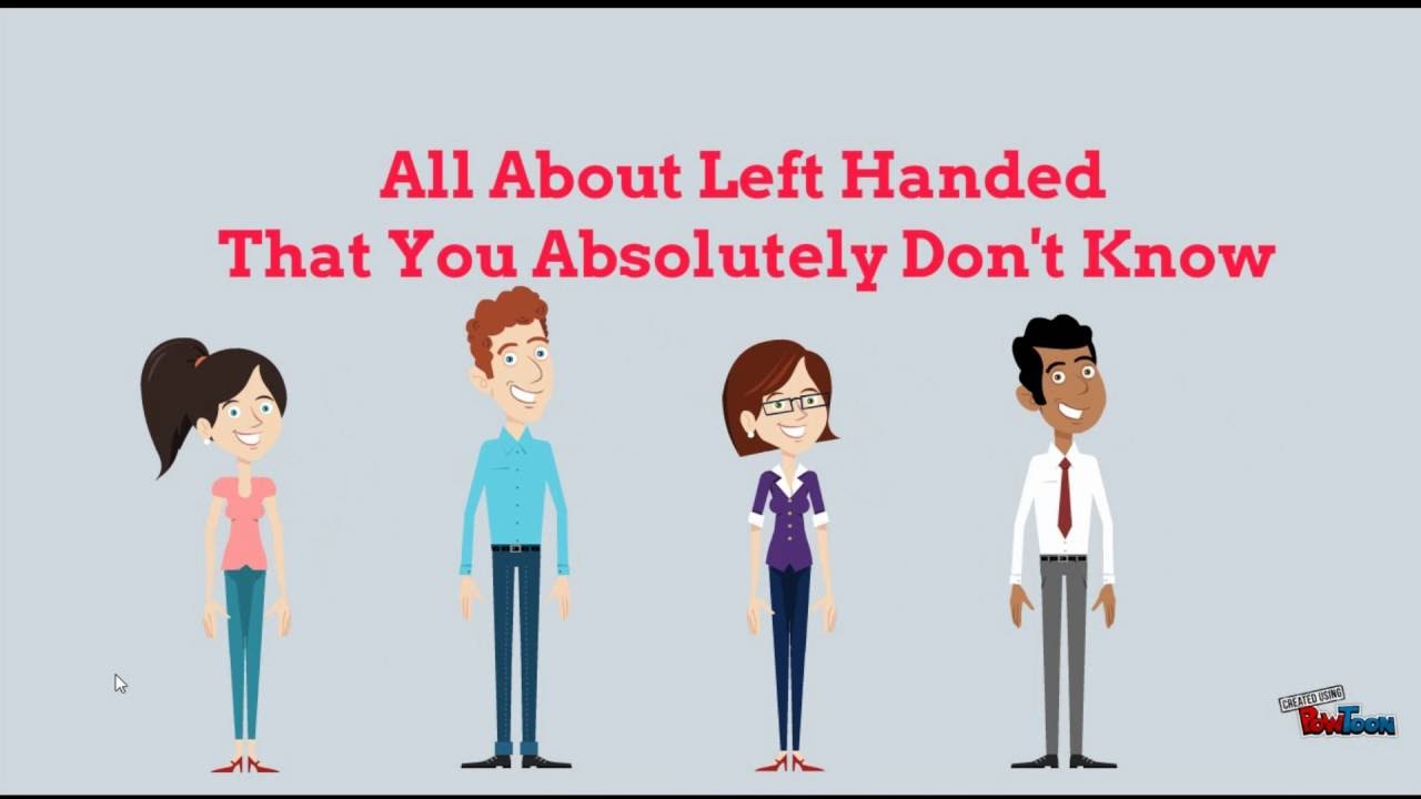Life Message : All About Left Handed # 生活悄悄话 ：了解左撇子 - YouTube