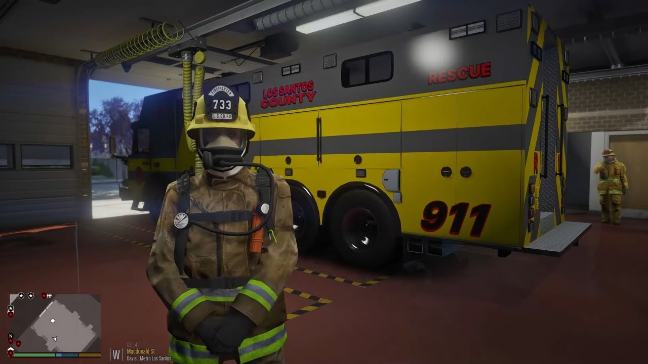 Gta 5 LSFDFR Playing As A Female LSCoFD Spartan Heavy Rescue -Fire ...