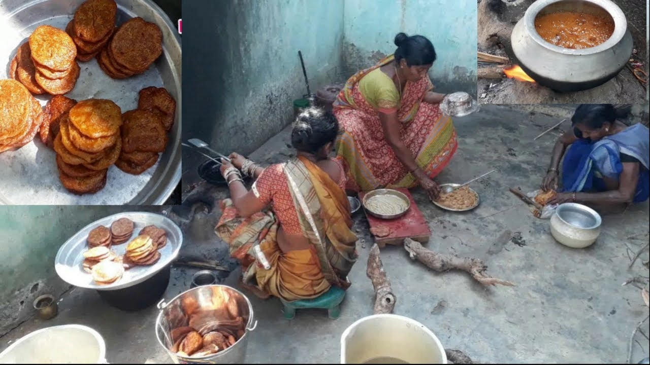 Ariselu making in telugu | ariselu recipe in telugu| village woman ...