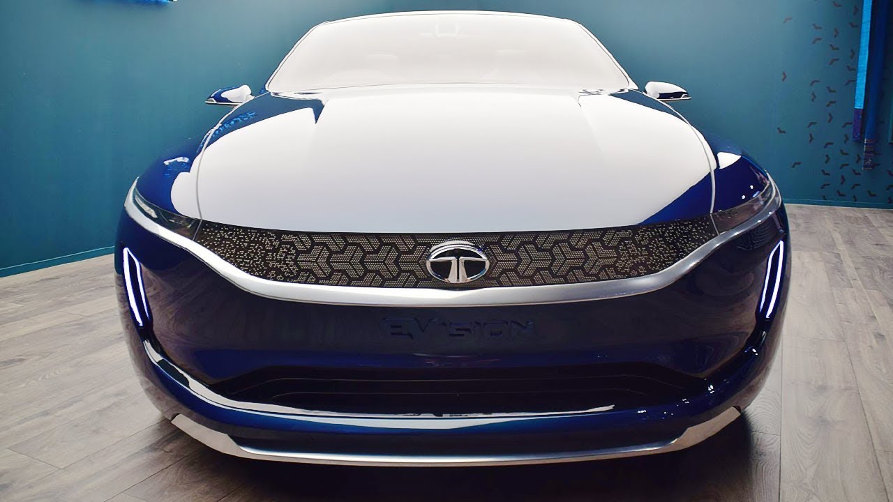 Tata EVision - Indian Premium Electric Sedan! A good car! - YouTube