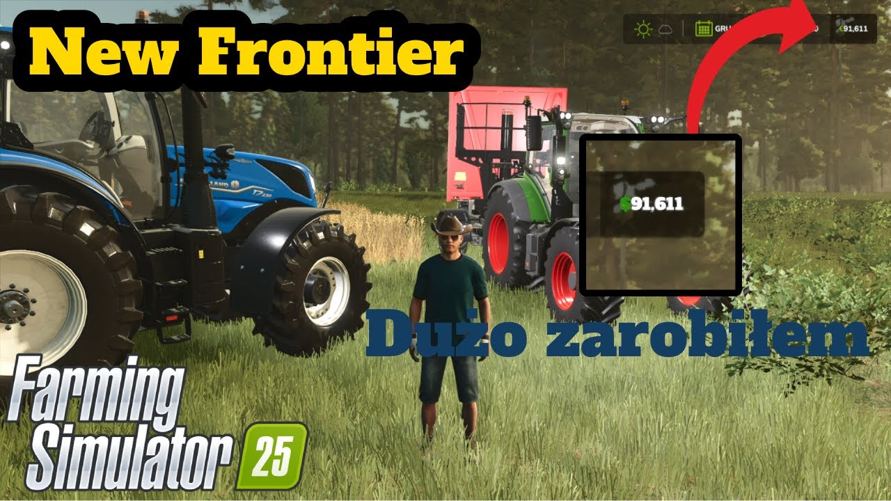 Dużo zarobiłem na mapie New Frontier |FS25| - YouTube